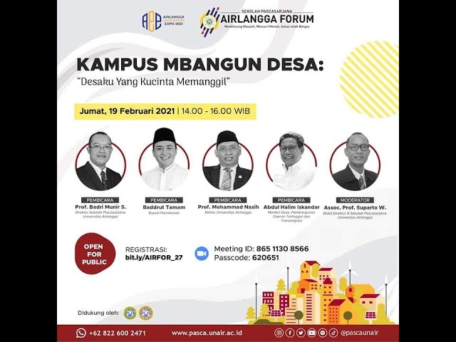 Saatnya Kampus Mbangun Desa - Kampus Desa Indonesia